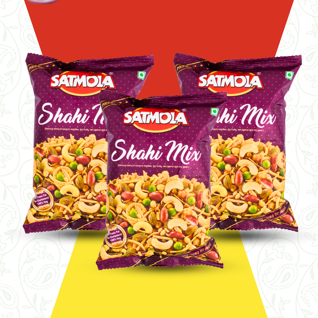 SHAHI MIX (Pack of 3) – Rich & Spiced Namkeen by SATMOLA